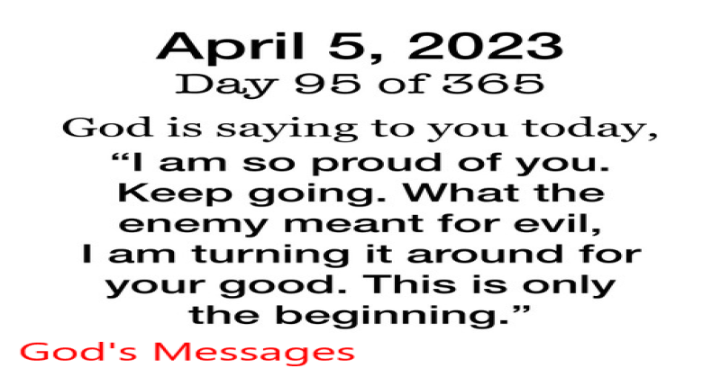 Day 95 April 5, 2023