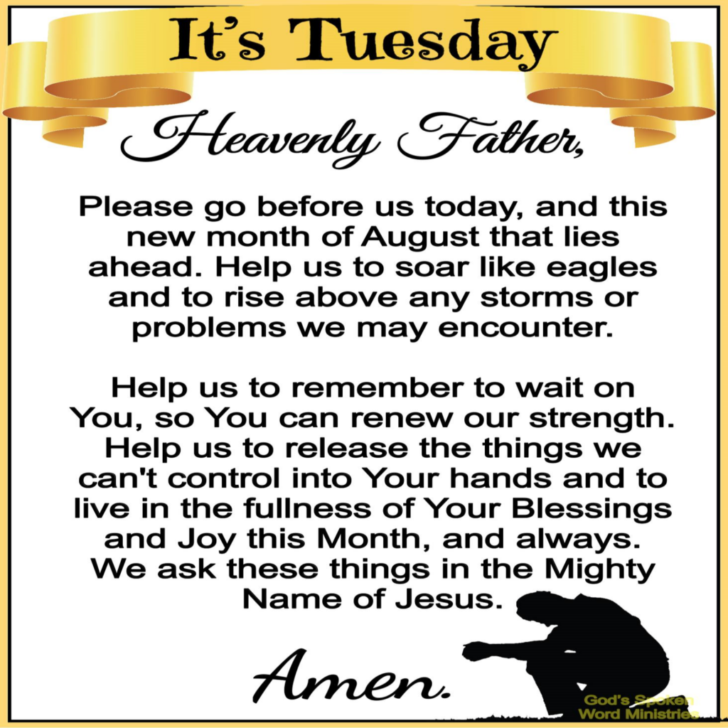 TUESDAY BLESSINGS