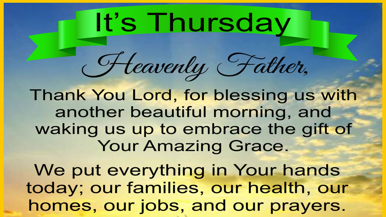 Thursday Blessings! December 28, 2023