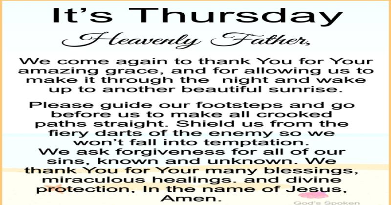 Thursday Blessings! July 06, 2023