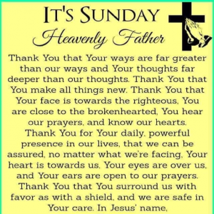 Sunday Blessings! September 17, 2023