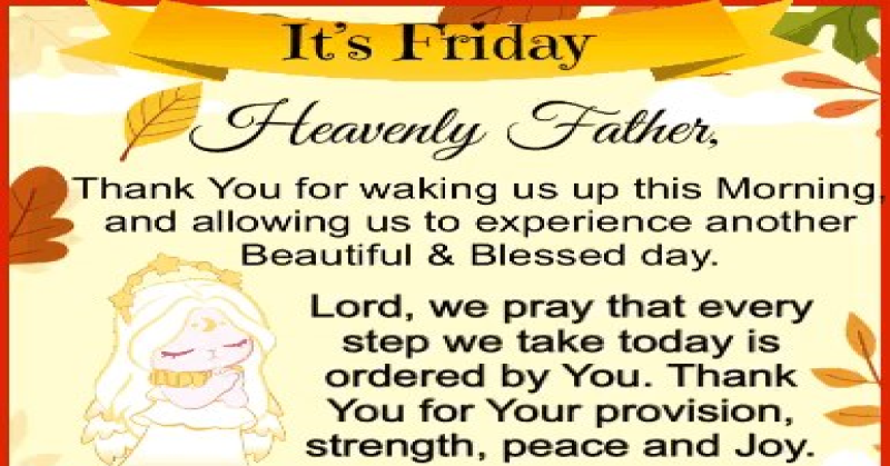 Friday Blessings! October 13, 2023!