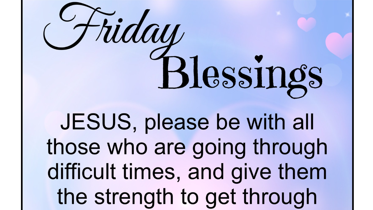 Friday Morning Prayers! December 1, 2023