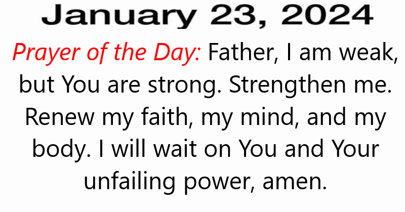 Tuesday Blessings! January 23, 2024 💌🙏 ️