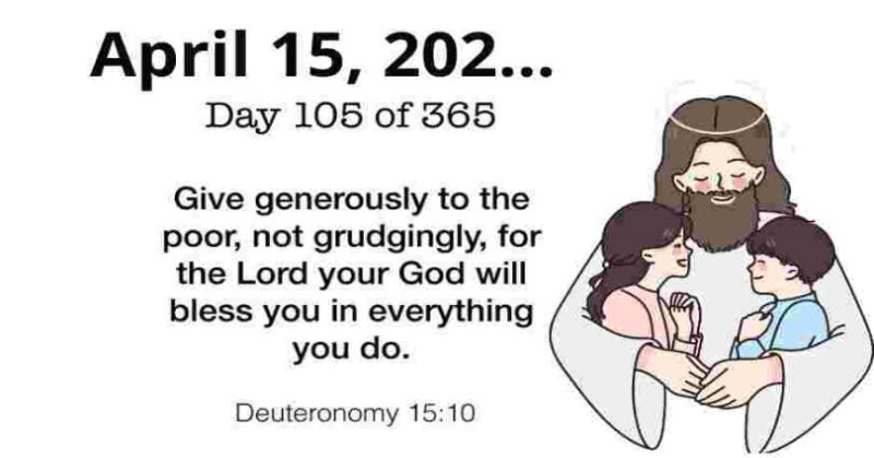 Prayer of the Day: Monday Blessings! April 15, 2024