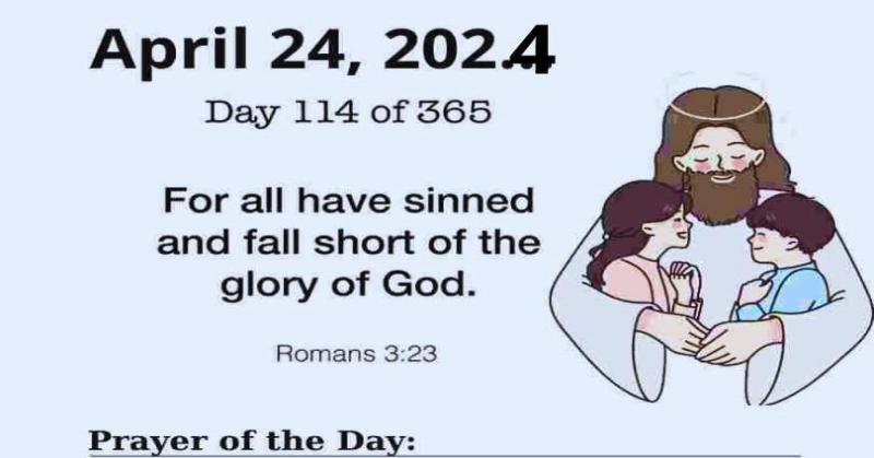 Prayer of the Day: Wednesday April 24, 2024 💌🙏