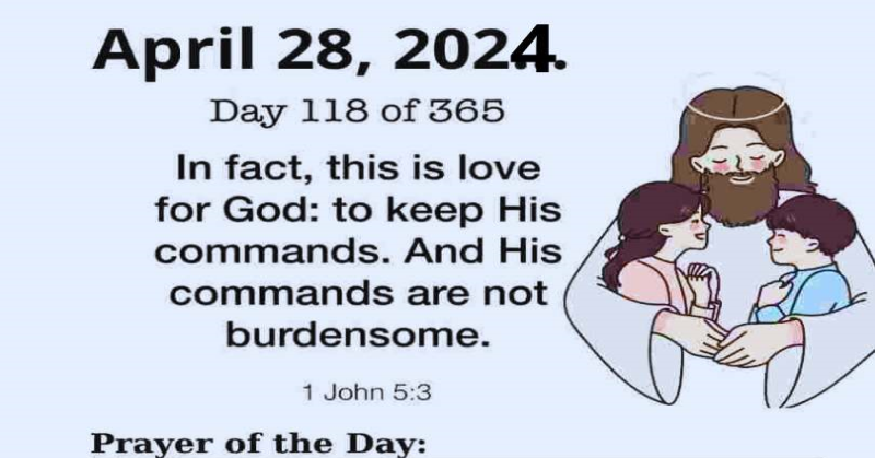 Prayer of the Day: Sunday April 28, 2024 💌🙏