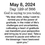 Prayer of the Day: Wednesday May 08, 2024 💌🙏