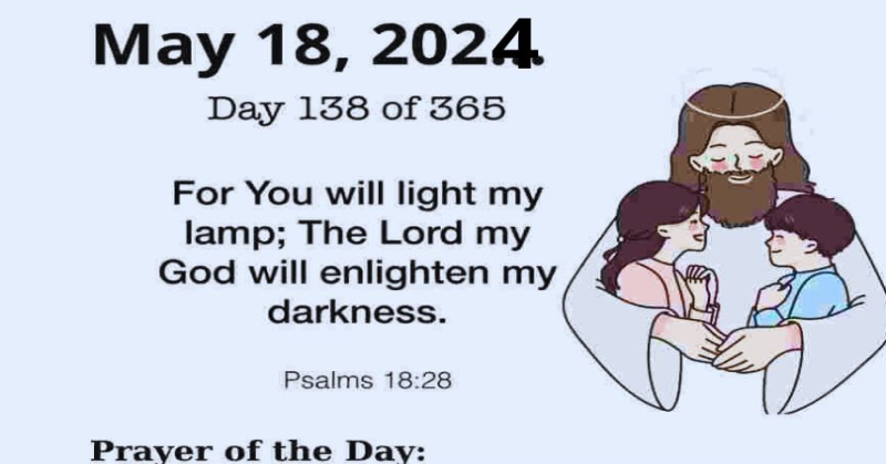 Prayer of the Day: Saturday May 18, 2024 💌🙏