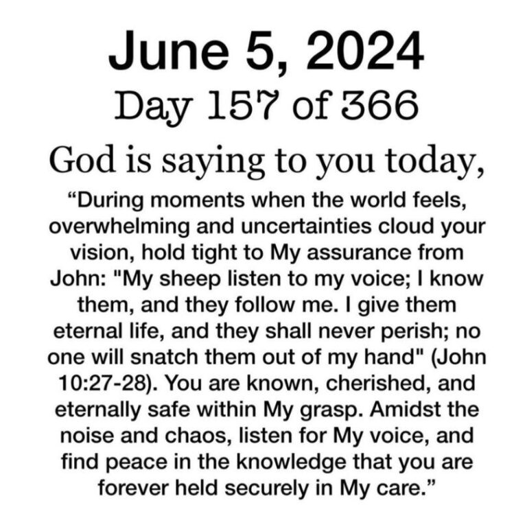 Prayer of the Day: Wednesday June 05, 2024