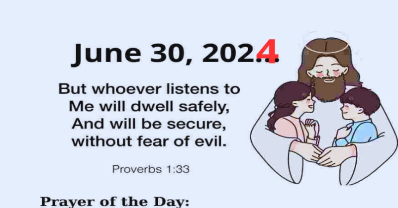 Prayer of the Day: Sunday June 30, 2024
