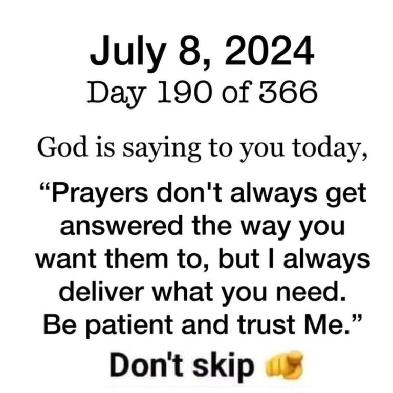 Prayer of the Day: Monday July 08, 2024
