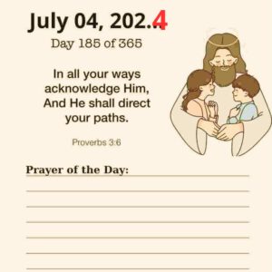 Prayer of the Day: Thursday July 04, 2024
