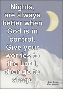 Friday Night Prayers - Tonight's Prayer