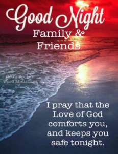 Sunday Night Prayers – Tonight’s Prayer