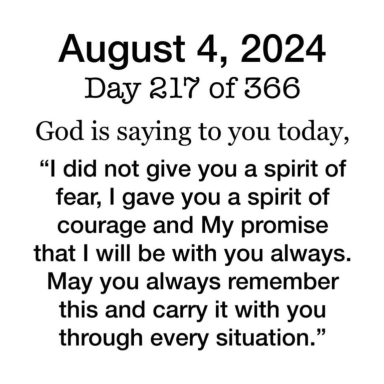 Thankful Sunday Blessings August 04, 2024