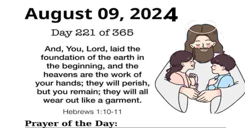 Daily Prayer for August 09, 2024 | Friday Blessings