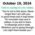 Thankful Saturday Blessings October 19, 2024!