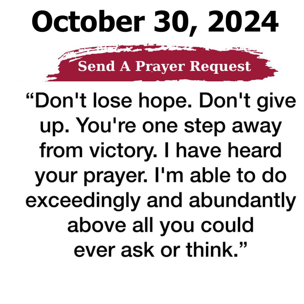 Thankful Wednesday Blessings October 30, 2024!
