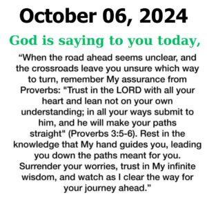 Thankful Sunday Blessings October 06, 2024