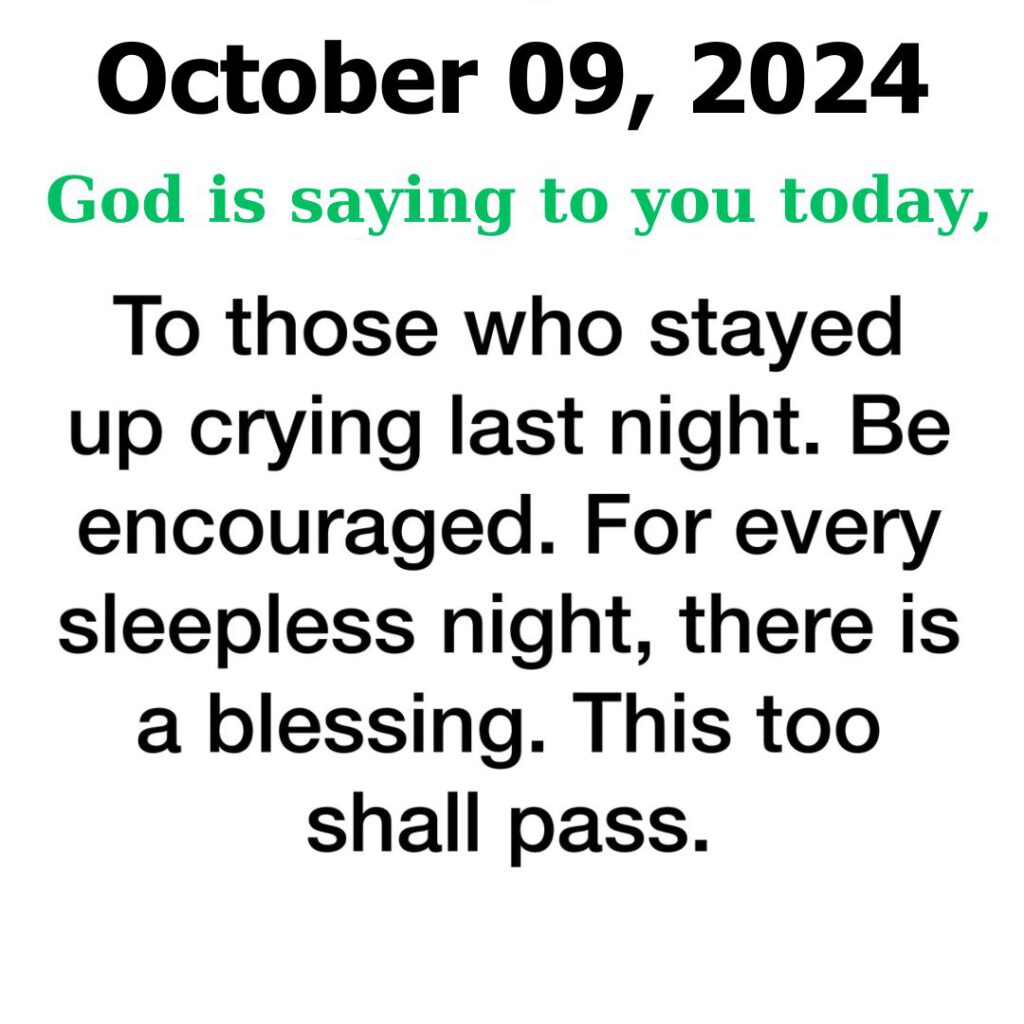 Thankful Wednesday Blessings October 09, 2024