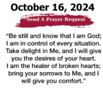 Thankful Wednesday Blessings October 16, 2024!