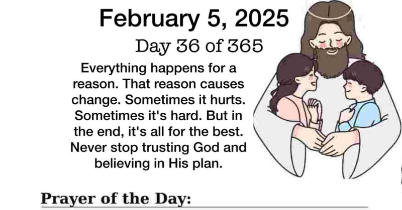 Thankful Wednesday Blessings February 05, 2025