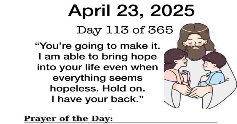 Thankful Wednesday Blessings April 23, 2025
