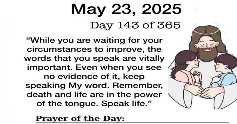 Thankful Friday Blessings May 23, 2025