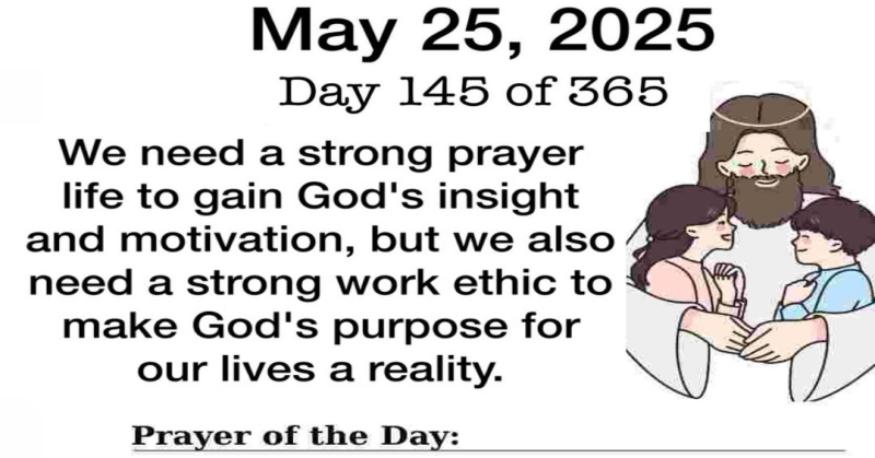 Thankful Sunday Blessings May 25, 2025