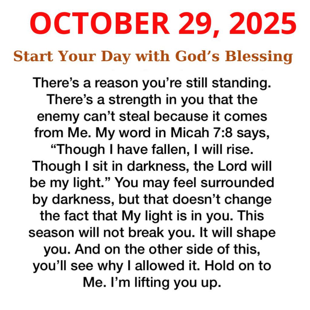 Thankful Wednesday Blessings October 29, 2025